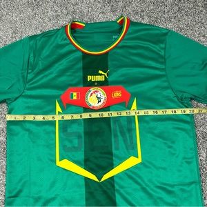 Puma | Shirts | Puma Senegal Away 22223 Mens Soccer Jersey Green Size M ...